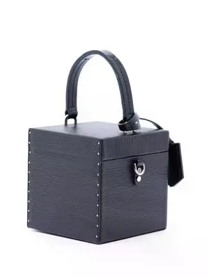 LOUIS VUITTON 2018 Epi Bleecker Box Satchel - Black