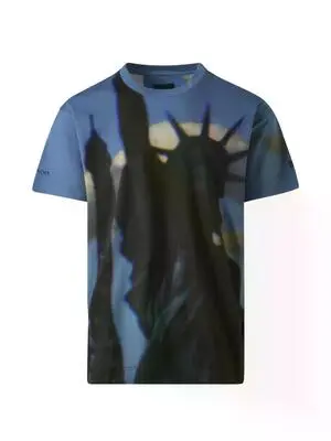 Givenchy Paris Ny All Over Graphic-print Oversized T-shirt