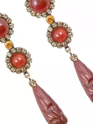 JENNIFER BEHR Rafferty Crystal-embellished Drop Earrings