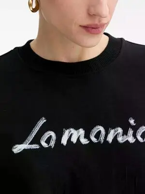 LA MANIA Fiora Logo-print Sweatshirt