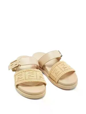 Fendi Ff Buckle Sandals