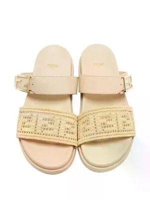 Fendi Ff Buckle Sandals