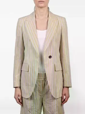 Brunello Cucinelli Striped Tailored Suit - Neutrals