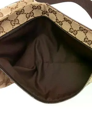 Gucci 2000-2015 Gg Canvas Double Pocket Belt Bag