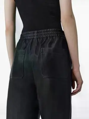 Simkhai Corrine Straight-leg Leather Trousers - Black