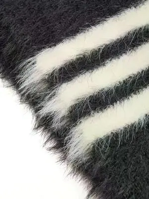 Y3 3-stripes Fringed Scarf