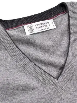 Brunello Cucinelli V-neck Cashmere Sweater