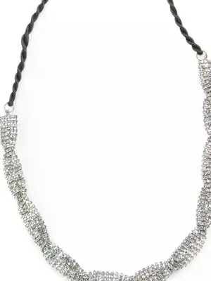 JENNIFER BEHR Crystal-embellished Twisted Necklace