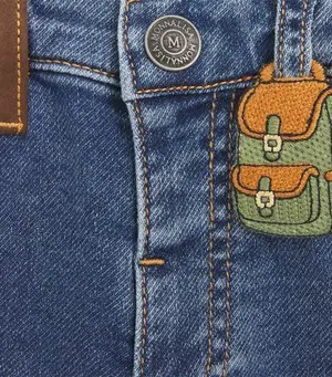Monnalisa Backpack-patch Jeans