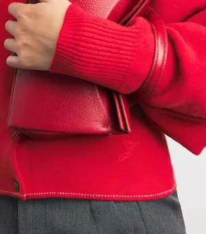 Jacquemus Wool-cashmere Tempo Cardigan - Red