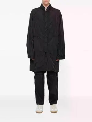 JUUN.J Slogan-print Drawstring-waist Parka