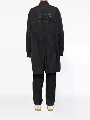JUUN.J Slogan-print Drawstring-waist Parka