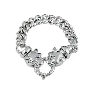 VON TRESKOW Small Mama Panther Bracelet - Silver