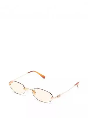 Miu Miu Oval-frame Sunglasses