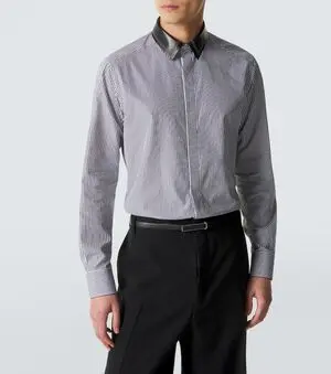 TOM FORD Striped Cotton Poplin Shirt