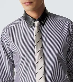 TOM FORD Striped Cotton Poplin Shirt