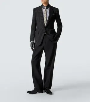 TOM FORD Striped Cotton Poplin Shirt