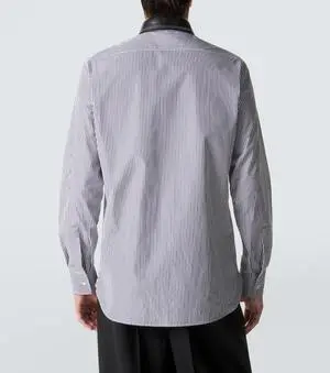TOM FORD Striped Cotton Poplin Shirt