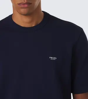 Prada Logo Cotton T-shirt