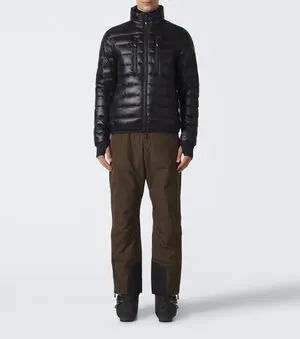 Moncler Hers Down-paneled Ski Jacket