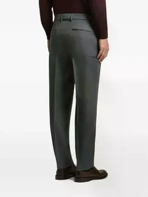 Peserico Pleated Pressed-crease Trousers