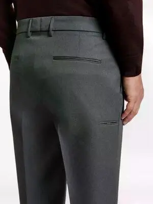 Peserico Pleated Pressed-crease Trousers