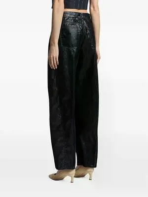 Peserico Metallic-effect Pleated Trousers