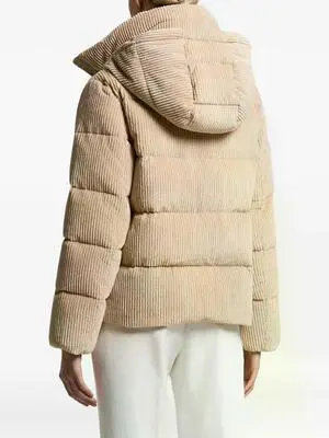 Peserico Hooded Puffer Jacket - Neutrals