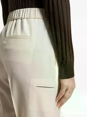 Peserico Elasticated-waistband Cropped Trousers