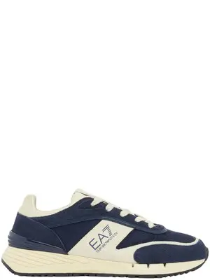 EA7 Leather Sneakers - Blue