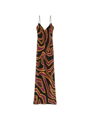 Emilio Pucci Silk Long Dress - Red