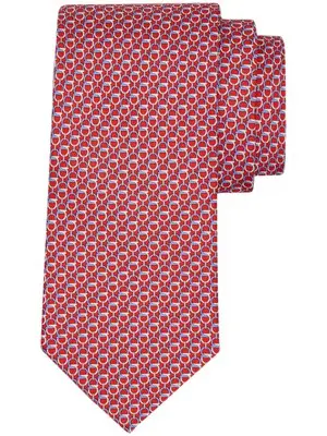FERRAGAMO Chapeau Tie - Red