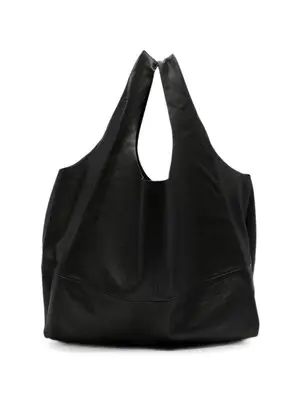 CORTANA U Xl Leather Tote Bag - Black