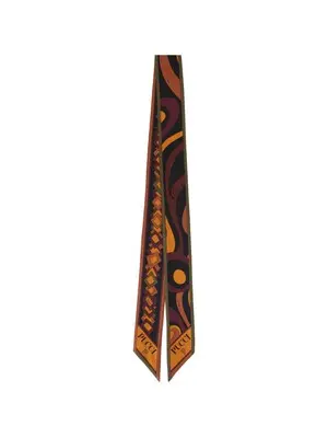 Emilio Pucci Printed Silk Foulard - Red
