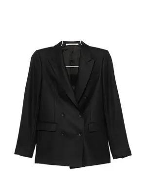 Tagliatore Wool Double-breasted Jacket - Black