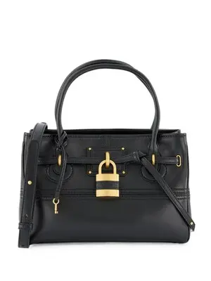 Chloé Paddington Sling Leather Handbag - Black