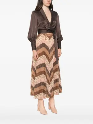 Zimmermann Silk Wrap Top