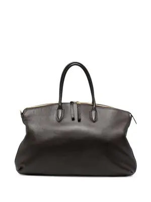 Borsalino Leather Tote Bag - Black