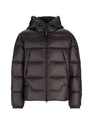 C.P. COMPANY C. P. Company Short Down Jacket - Black