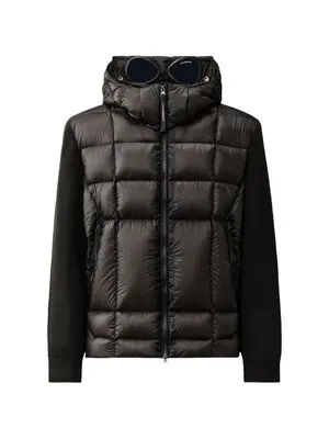 C.P. COMPANY C. P. Company Wool And Nylon Down Jacket - Black