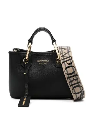 Emporio Armani Myea Xs Shopping Bag - Black