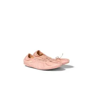 Miu Miu Foldable Technical Fabric Ballerinas - Opal