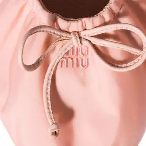 Miu Miu Foldable Technical Fabric Ballerinas
