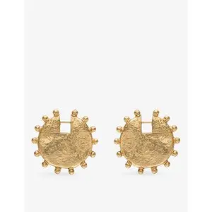 Zimmermann Idle -plated Brass Hoop Earrings
