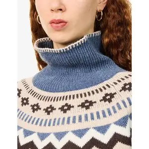SIEDRES Celeste Patterned Knitted Jumper