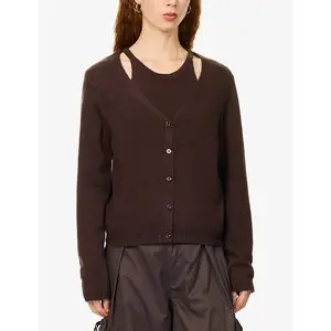 4TH & RECKLESS Candide Double-layered Knitted Cardigan