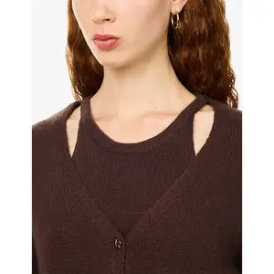 4TH & RECKLESS Candide Double-layered Knitted Cardigan