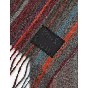 Paul Smith Trent Signature Stripe Lambwool Scarf
