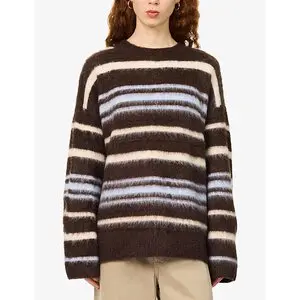4TH & RECKLESS Liea Striped Knitted Jumper