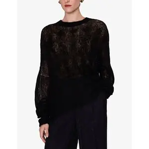 JOSEPH Delfina Round-neck Mohair And Silk-blend Jumper